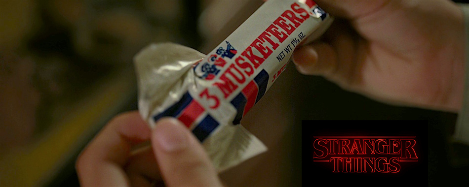La barre de chocolat 3 Musketeers de Stranger Things arrive à Lyon