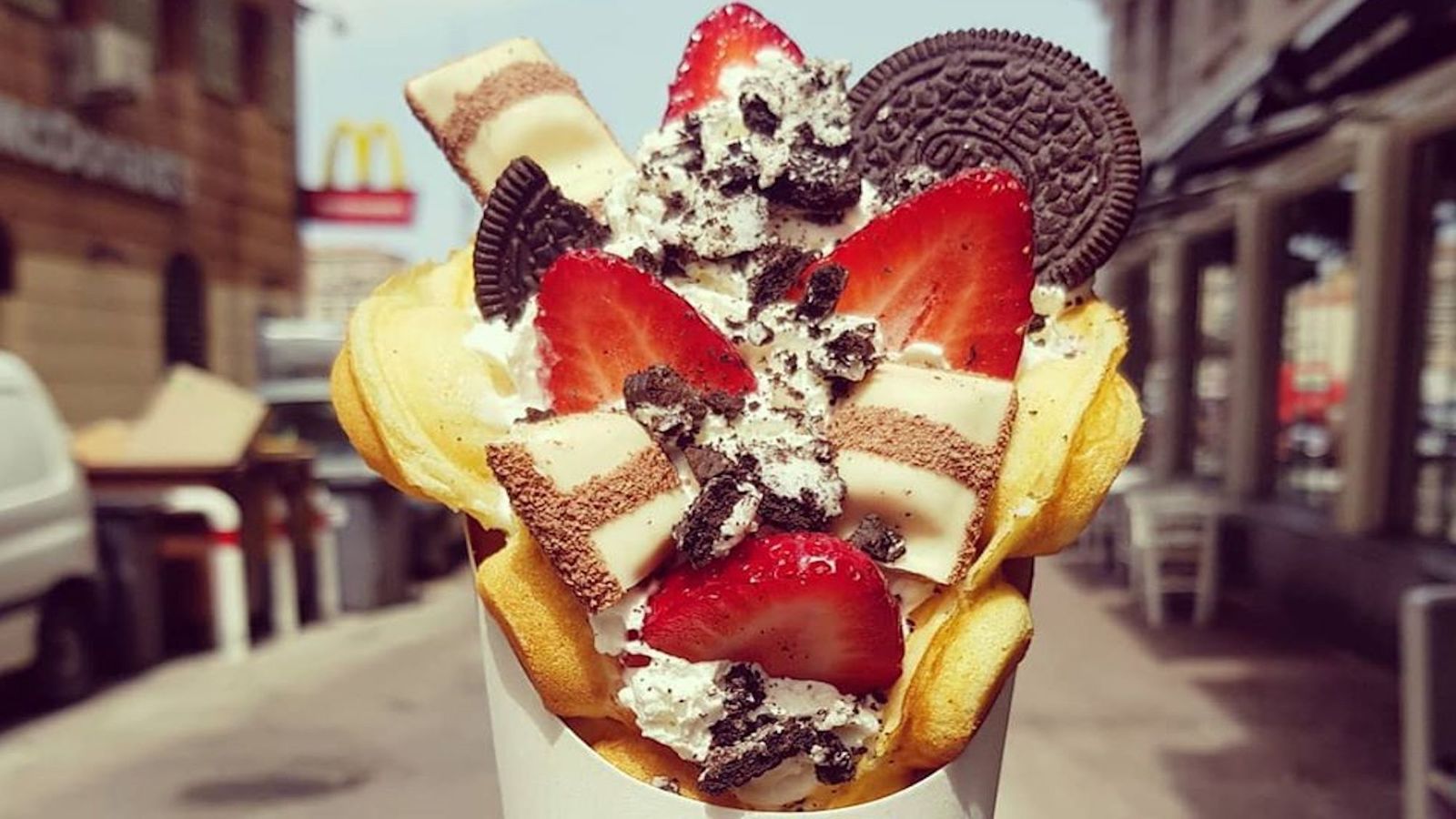 Bubble's Home : le temple des très gourmandes gaufres à bulles du Vieux ...