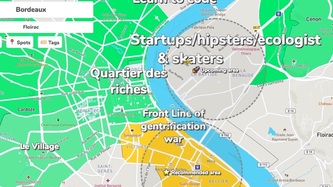 Hoodmaps, la carte interactive drôle et cliché sur les quartiers de ...