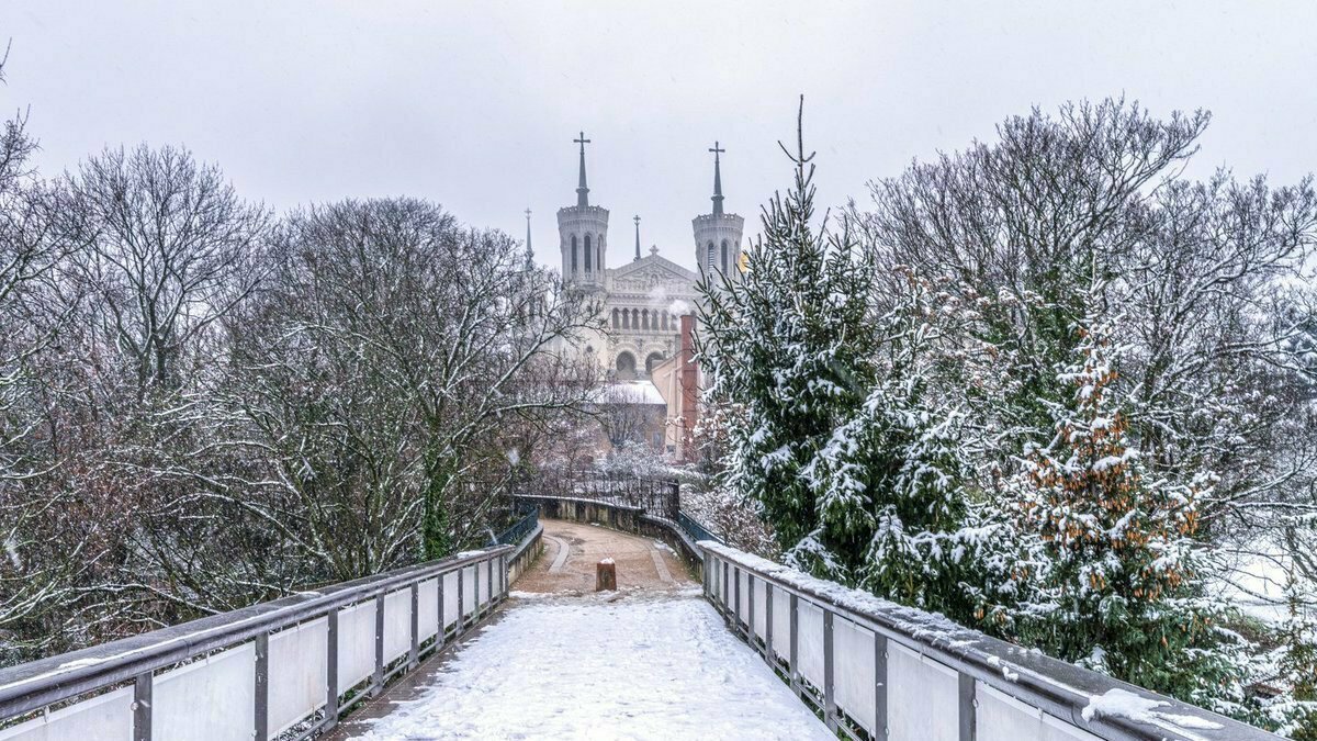 Lyon sous la neige : les photos les plus magiques après les chutes de ...