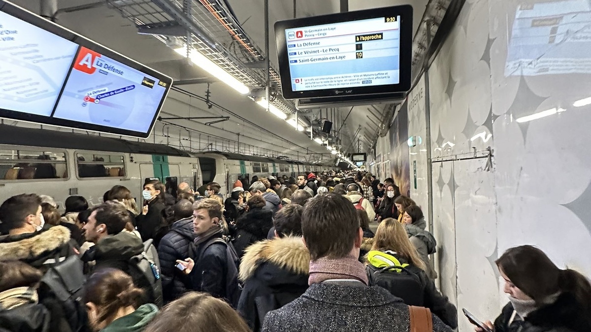 En images, l'énorme bordel dans les transports en commun ce mardi | Le ...