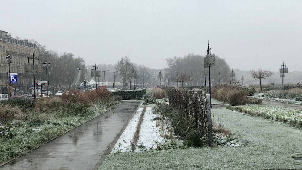 La neige pourrait faire son grand retour à Bordeaux cette semaine Le Bonbon
