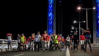 Les randos roller by night sont de retour à Bordeaux | Le Bonbon