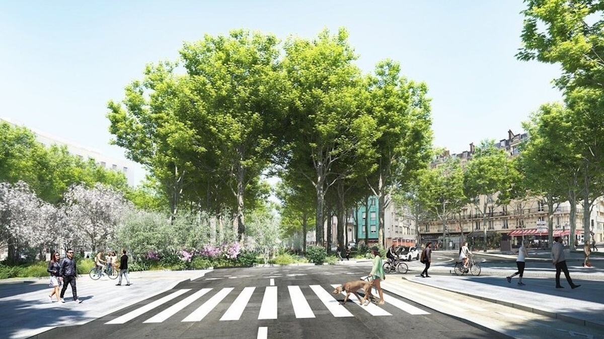 Les premières images de la future forêt urbaine de la place Colonel ...
