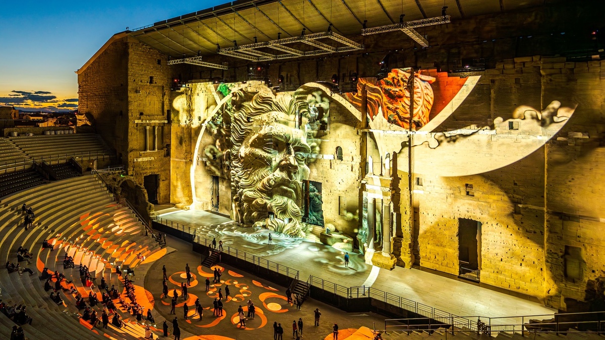 The ancient Theatre of Orange offers a sensory journey through ...