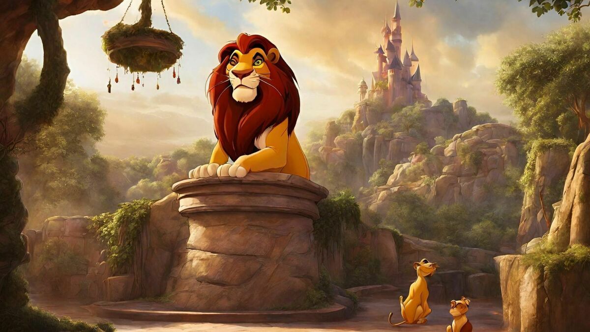 Le Roi Lion De Didney World Lion King Disney Theme Park Hi Res Stock