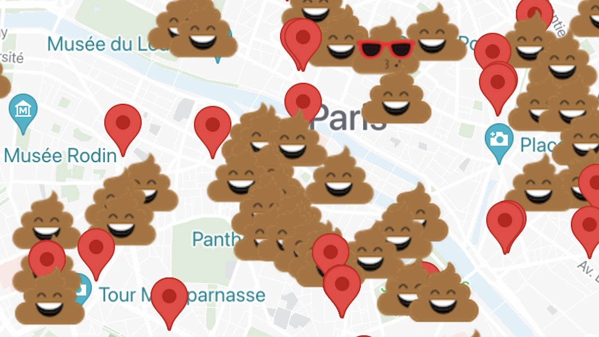 Poop Map, l’app' qui te dit où et quand tes potes font caca | Le Bonbon