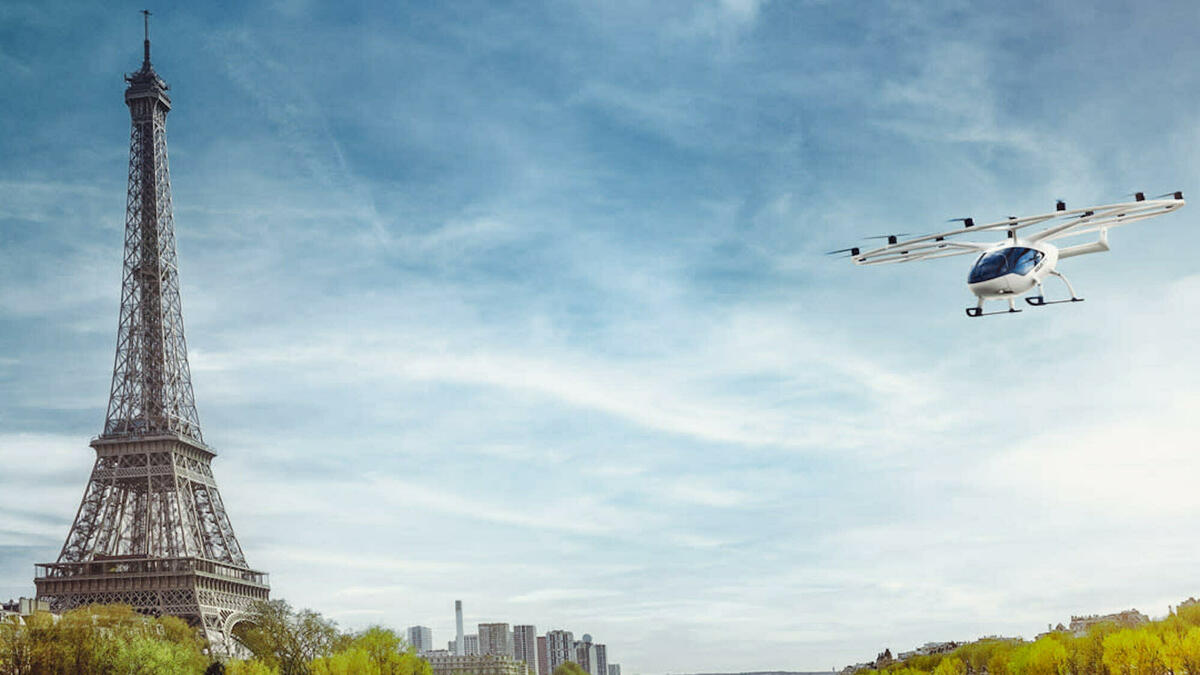 Get ready for a futuristic transportation experience in Paris! A ...