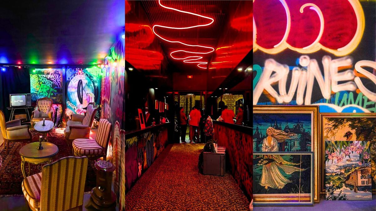 Ce restaurant à l’ambiance de ruin bar avec graffitis vient d’ouvrir à ...