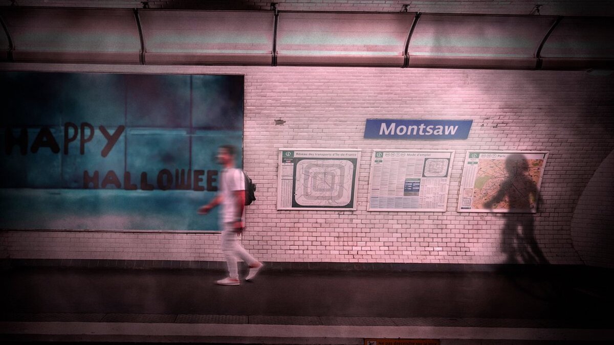 Le métro se transforme pour Halloween et devient super flippant | Le Bonbon