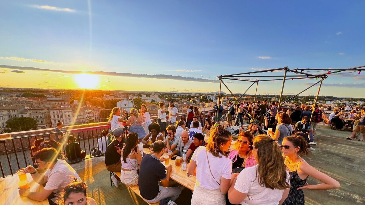 Great news: this famous rooftop in Montpellier is reopening its doors ...