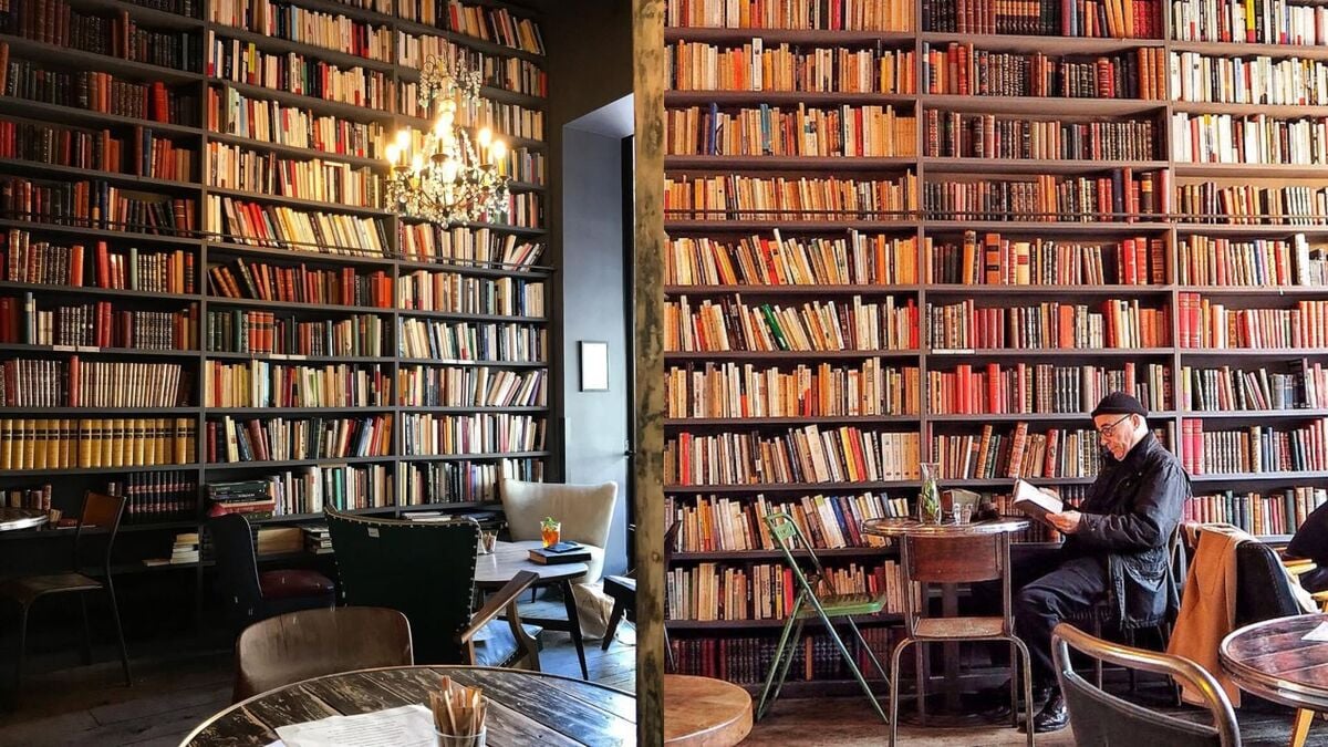 This Parisian café-library voted among the most beautiful in the world ...