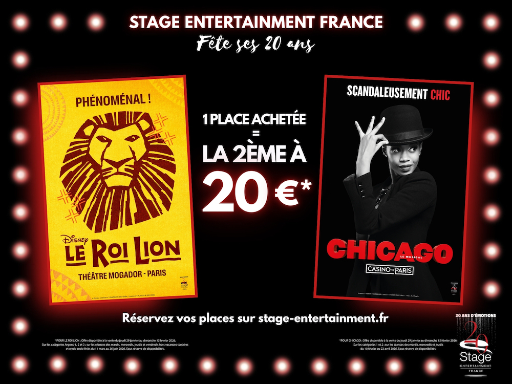 Stage Entertainment France is celebrating its 20th anniversary with an ...