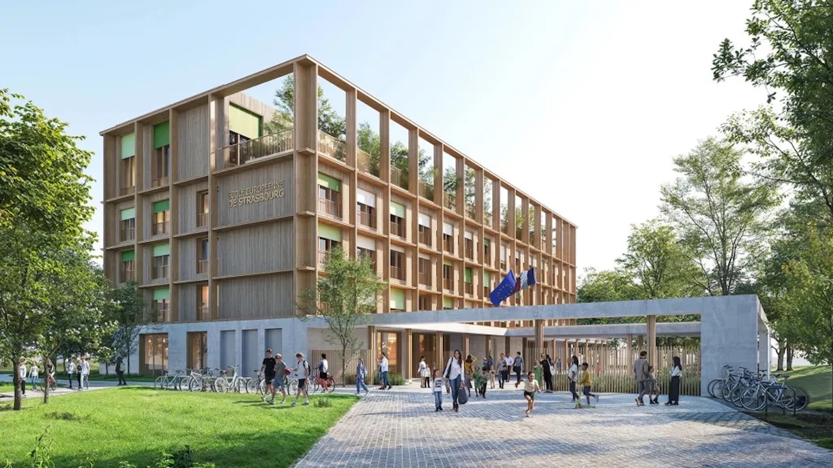 A 7,200 m² school is set to rise in the heart of the forest in ...