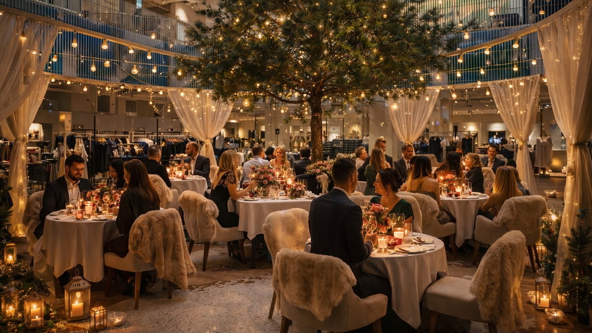 Valentine's Day: a pop-up restaurant for 10 couples in a department ...