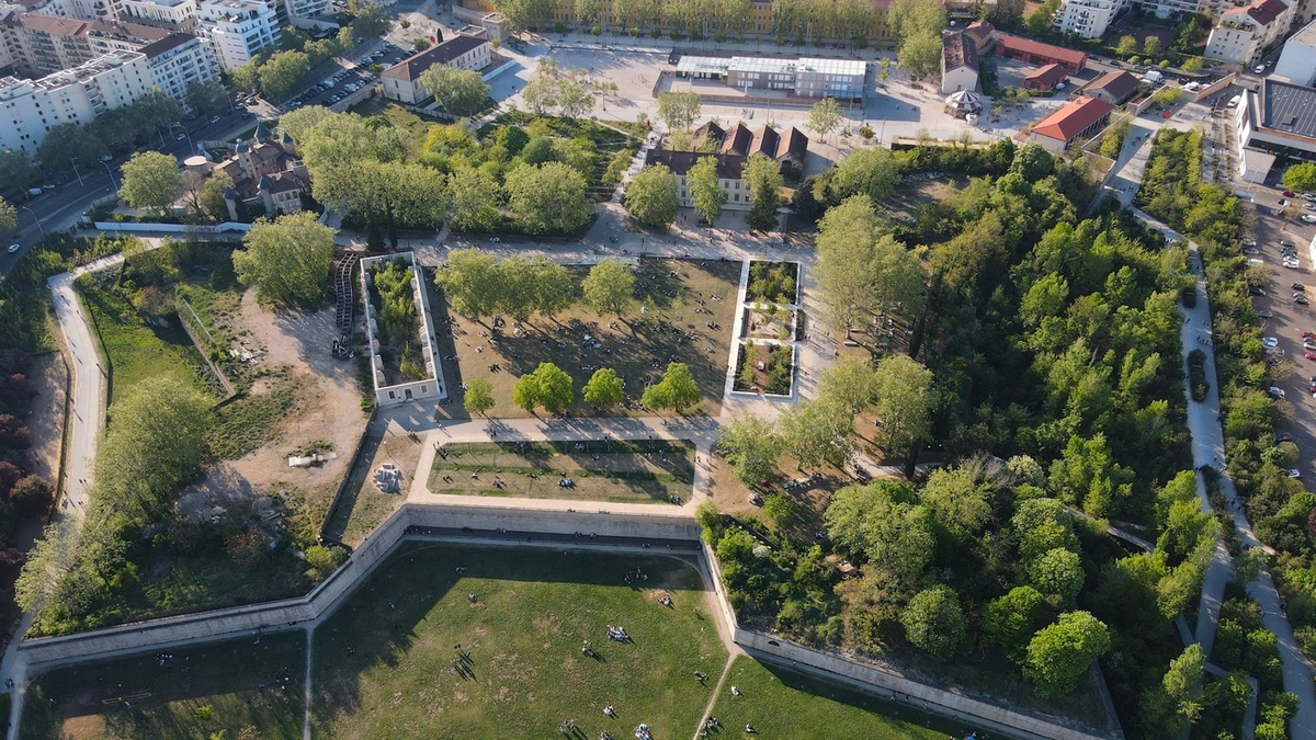 This former military fort is transforming into a lush green oasis in ...