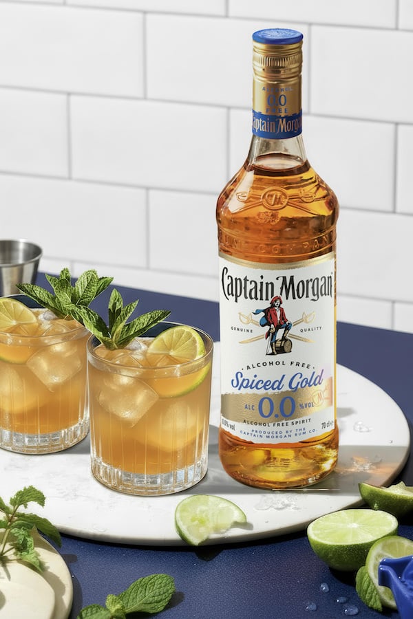 5 Perfect Mocktails for Dry January with Captain Morgan Spiced Gold 0.0 ...